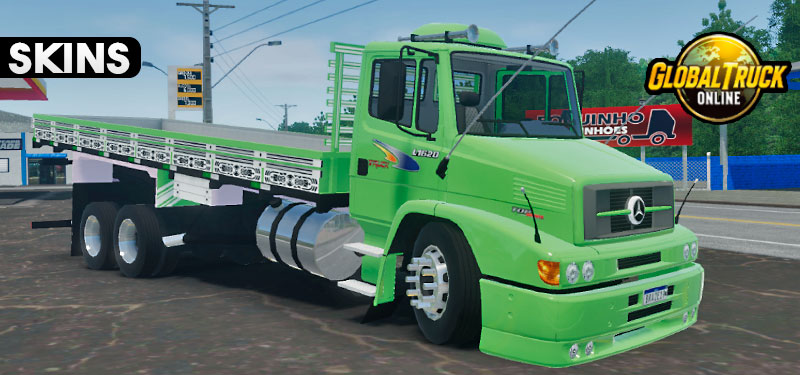Skins Mercedes Benz 1620 Verde ‘BEM QUALIFICADO’ | WTDS